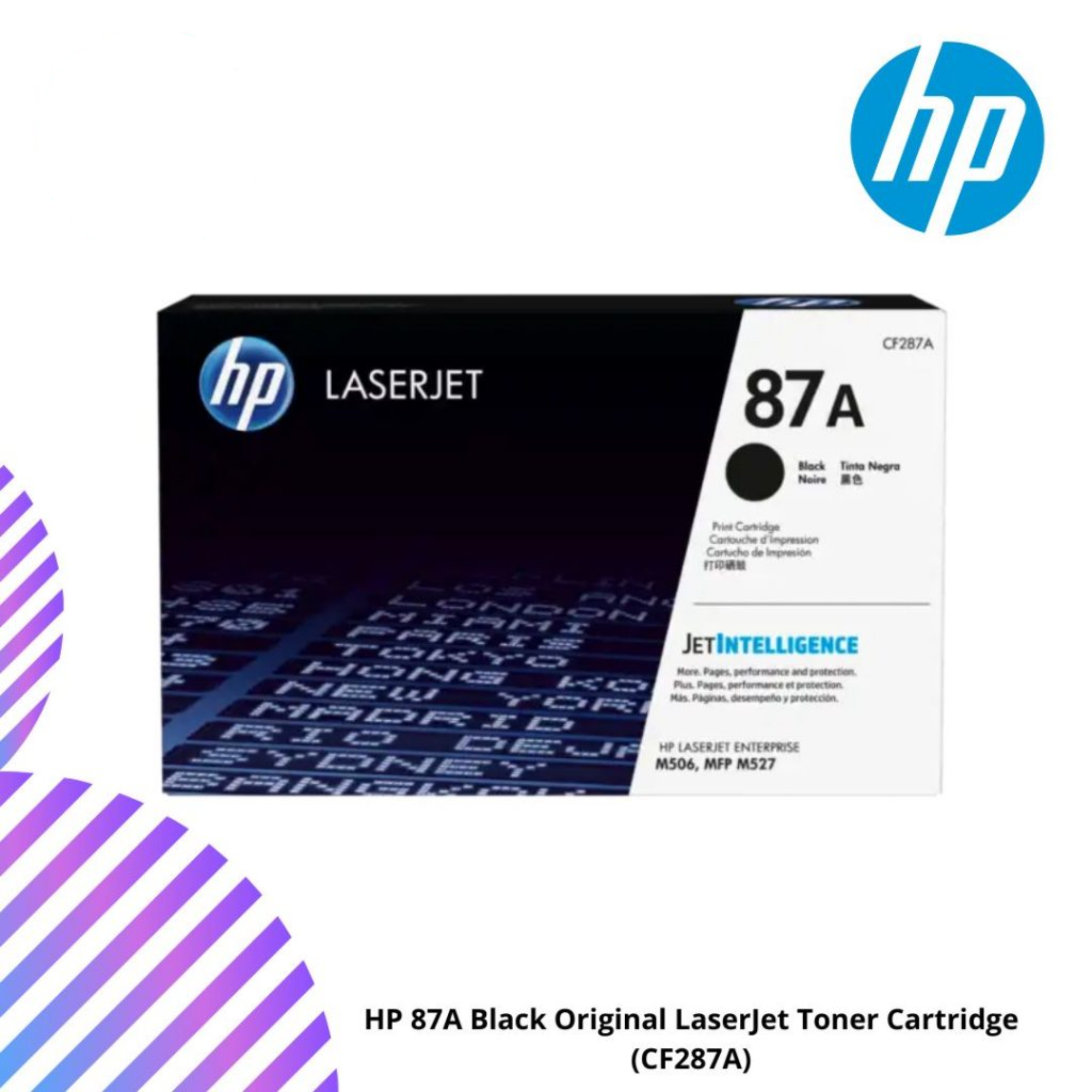 HP 87A Black Original LaserJet Toner Cartridge (CF287A) – GS Premium Stores