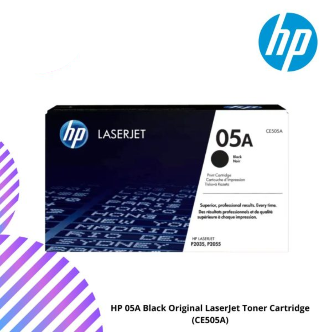 HP 05A Black Original LaserJet Toner Cartridge (CE505A) – GS Premium Stores