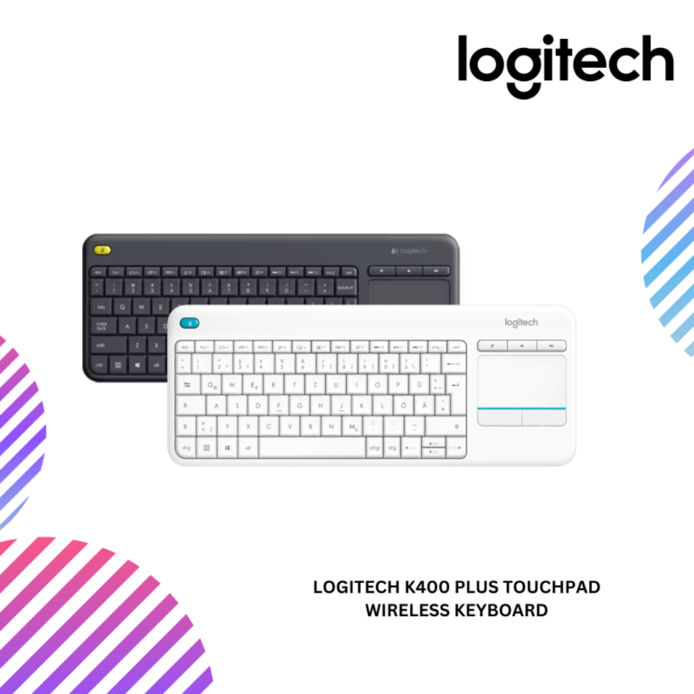 LOGITECH K400 PLUS TOUCHPAD WIRELESS KEYBOARD – GS Premium Stores