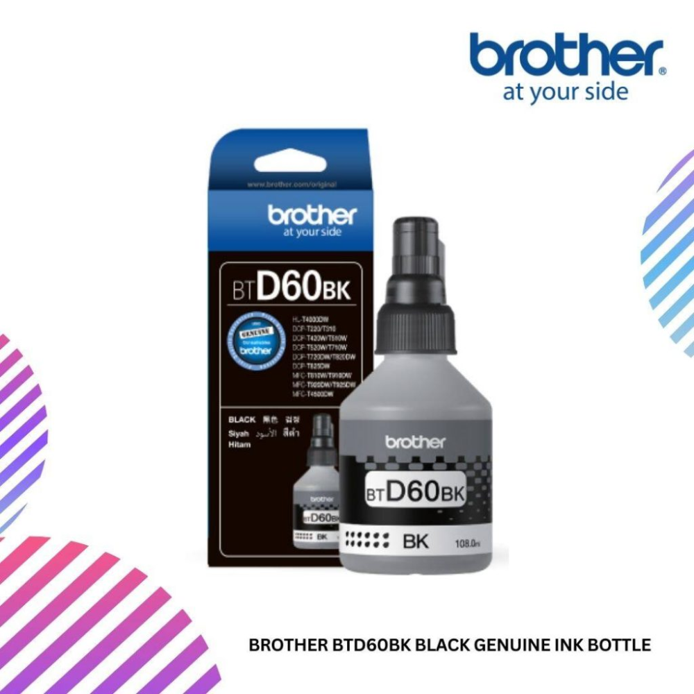 Brother BTD60BK Black Genuine Ink Bottle – GS Premium Stores