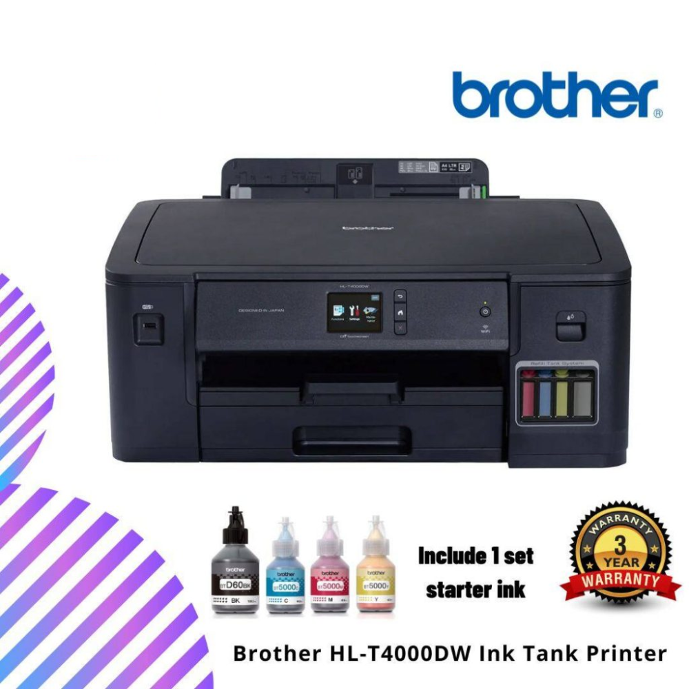 Brother HL-T4000DW A3 Refill Ink Tank Printer – GS Premium Stores