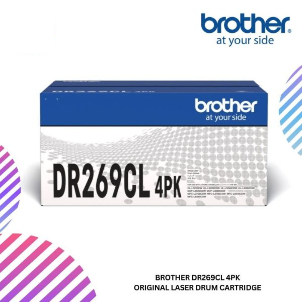 BROTHER DR269CL 4PK Original Laser Drum Cartridge – GS Premium Stores